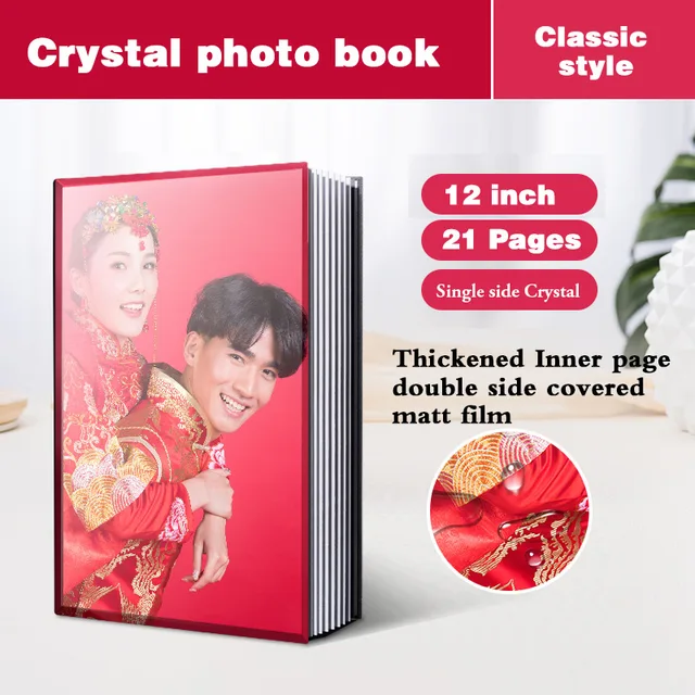 Custom Made Photo Book Crystal PhotoBook Photograph Album Photo Book ...