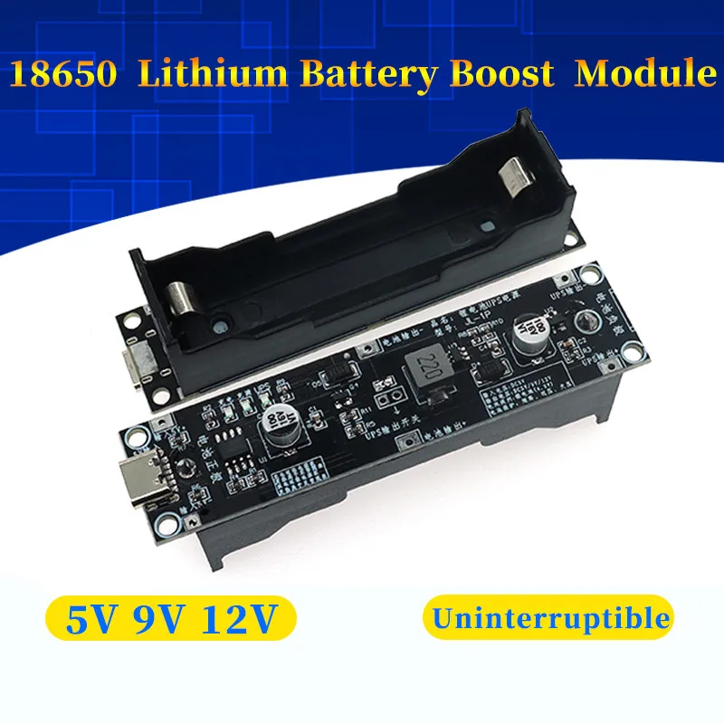 Lithium Battery Boost Step Up Module, Uninterruptible Power Supply ...