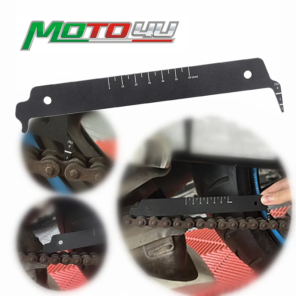 MOTO4U-Motorcycle-Chain-Wear-Indicator-Tool-Chain-Checker-Chain-Rule ...