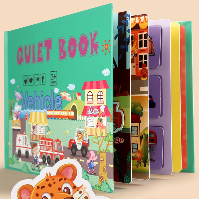 Baby Quiet Book Montessori Busy Book Kids Toddler Enlightenment Develop ...