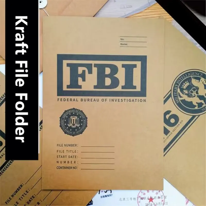 Fbi File Folder