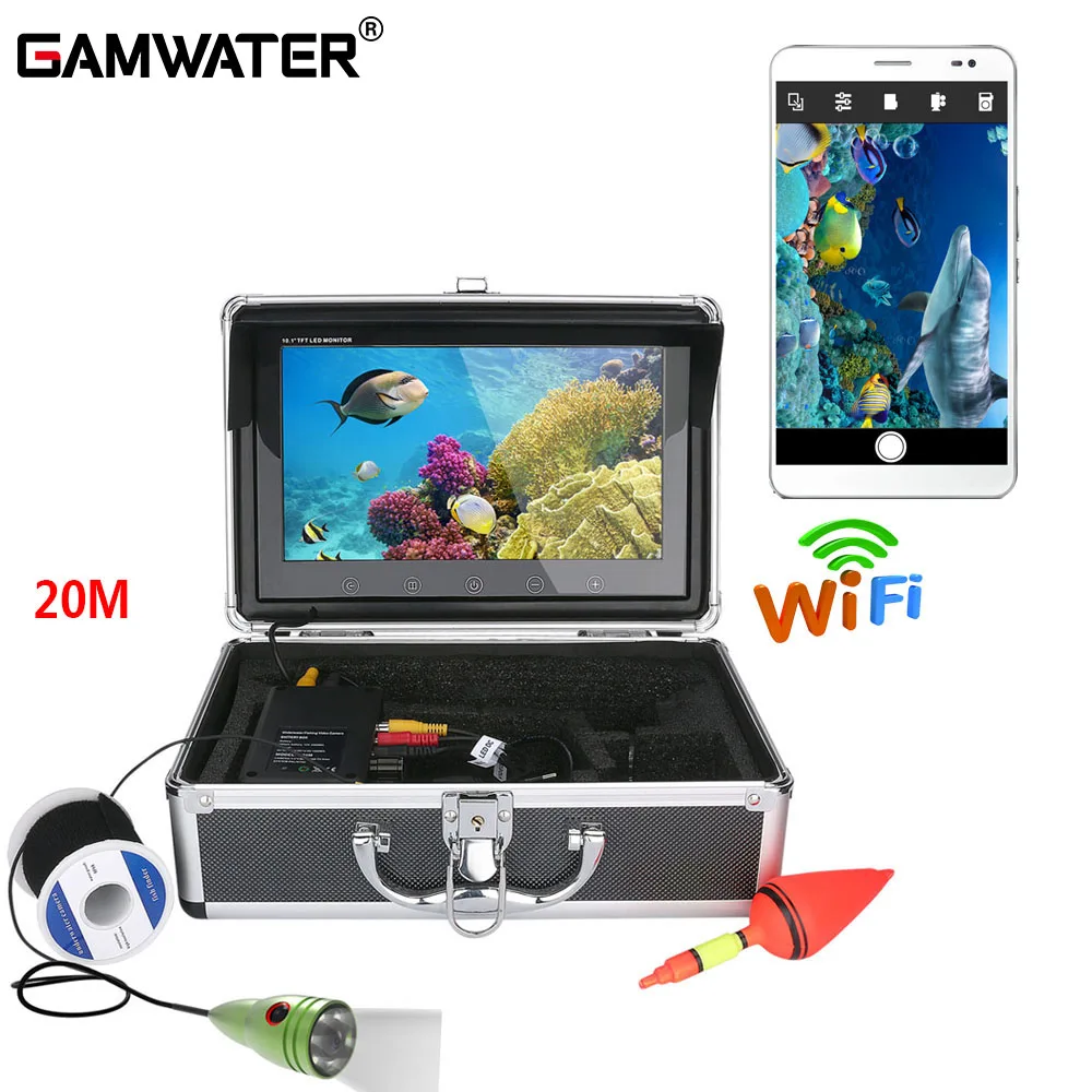 GAMWATER Wifi Wireless Underwater Fishing Video Camera Kit For IOS ...