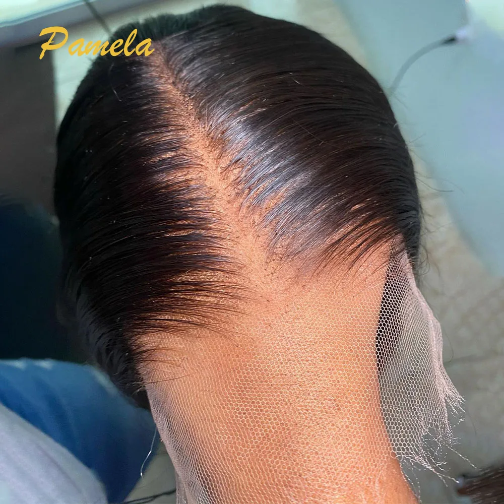 Real-HD-Transparente-Full-Lace-Frontal-Glueless-Wig-Osso-peruca-reta-n ...