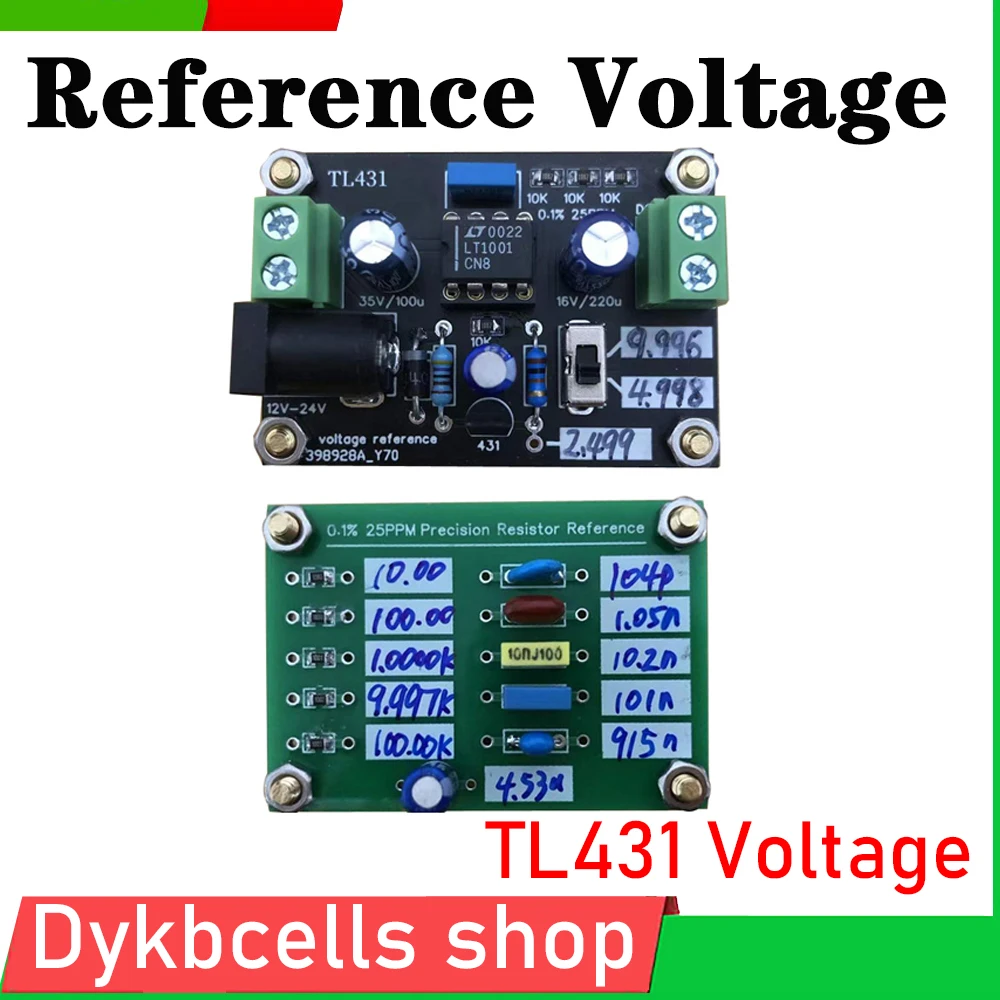 TL431-10V-Reference-Voltage-Source-resistor-capacitor-Calibration-Calibration-board-FOR ...