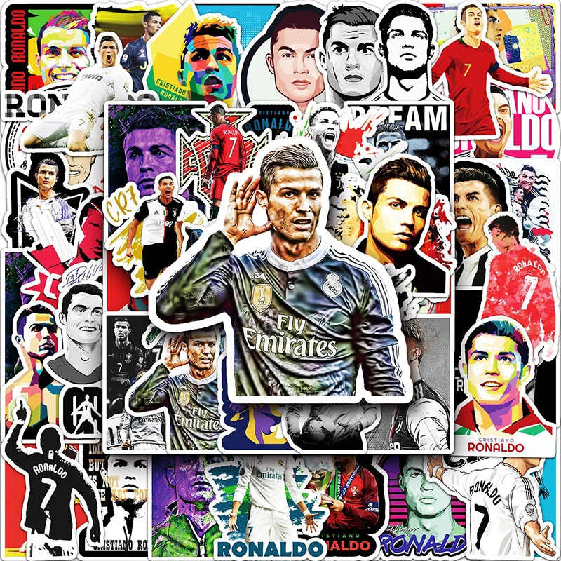 52PCS-Cristiano-Ronaldo-DIY-Graffiti-Stickers-Cartoon-Image ...