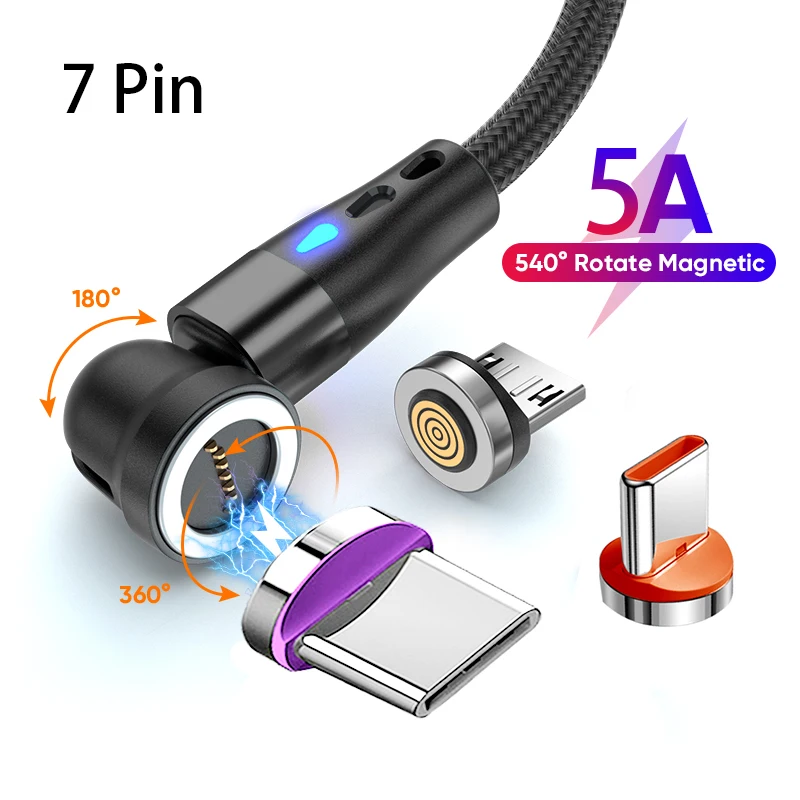 Cable-magn-tico-de-carga-r-pida-Cable-Micro-USB-tipo-C-giratorio-540-5A-para.jpg