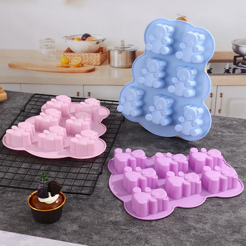 3D-Lovely-Bear-Cake-Mold-Animal-Cookie-Silicone-Mould-For-Chocolate ...