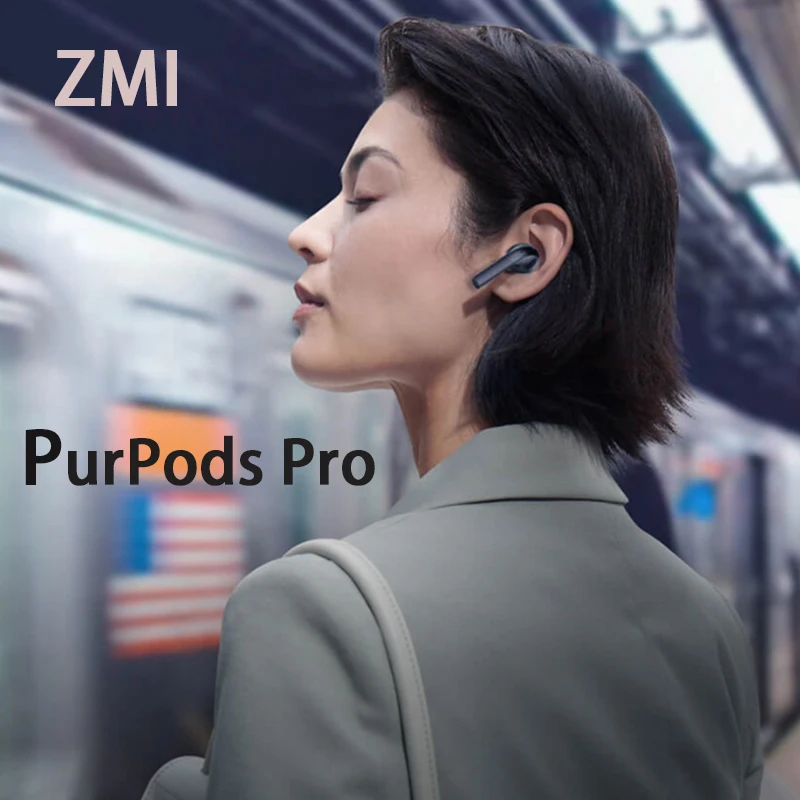 New-ZMI-PurPods-Pro-Black-World-s-1st-Bluetooth-5-2-True-Wireless ...