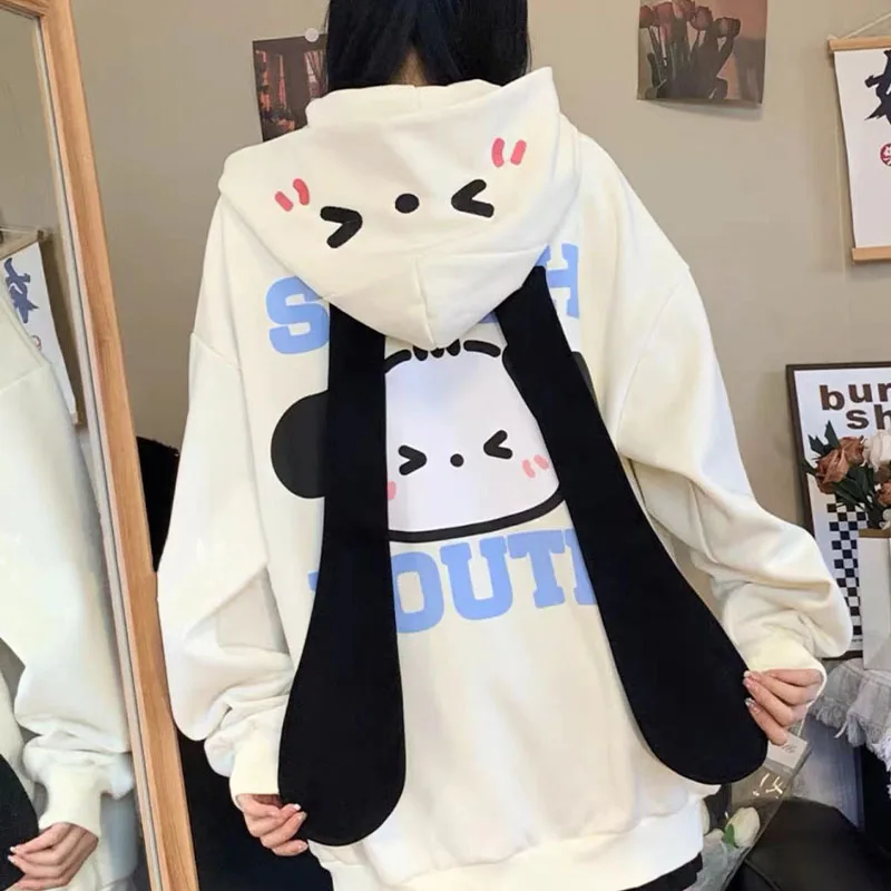Sanrio-Pochacco-Hoodie-Women-Sweatshirt-Autumn-Jacket-Ins-Fashion-Sweet ...