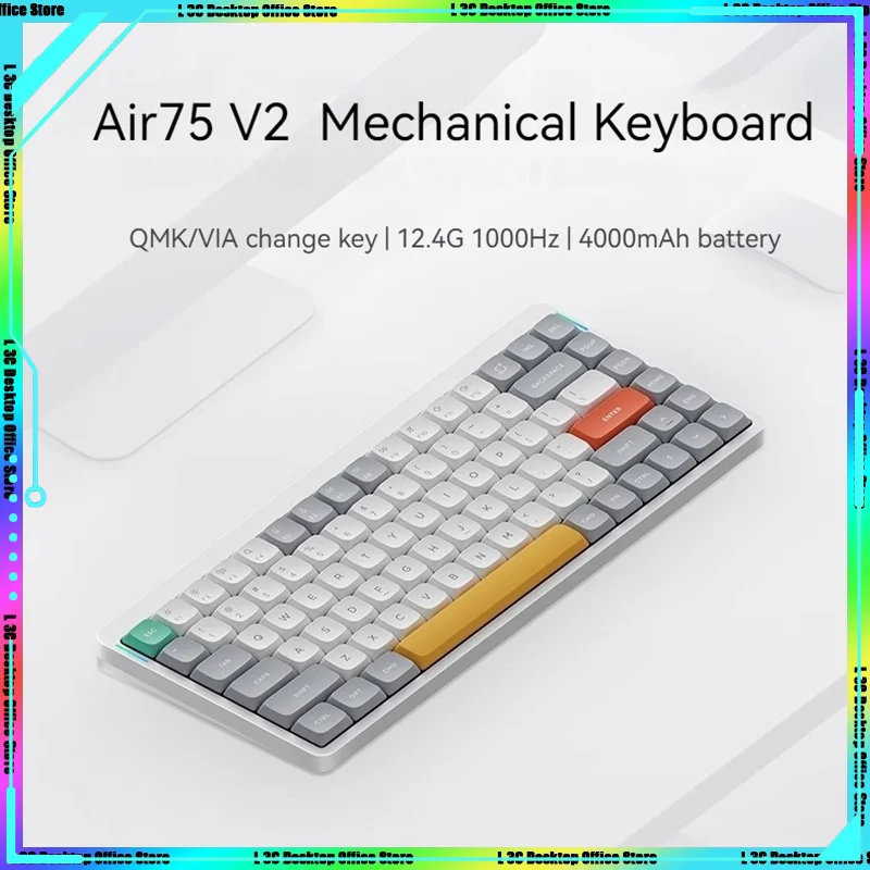 Nuphy-Air75-V2-Wireless-Mechanical-Keyboard-Tri-mode-Ultra-thin-Hot ...