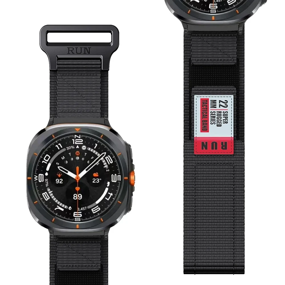 For-Nylon-Sport-Strap-For-Samsung-Galaxy-Watch-Ultra-47mm-Replacement ...