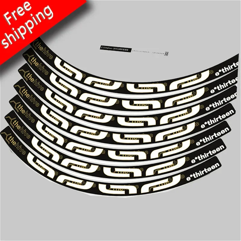 MTB Bike Wheels Stickers for E13 Thehive Bycicle Cycling Racing Dirt ...