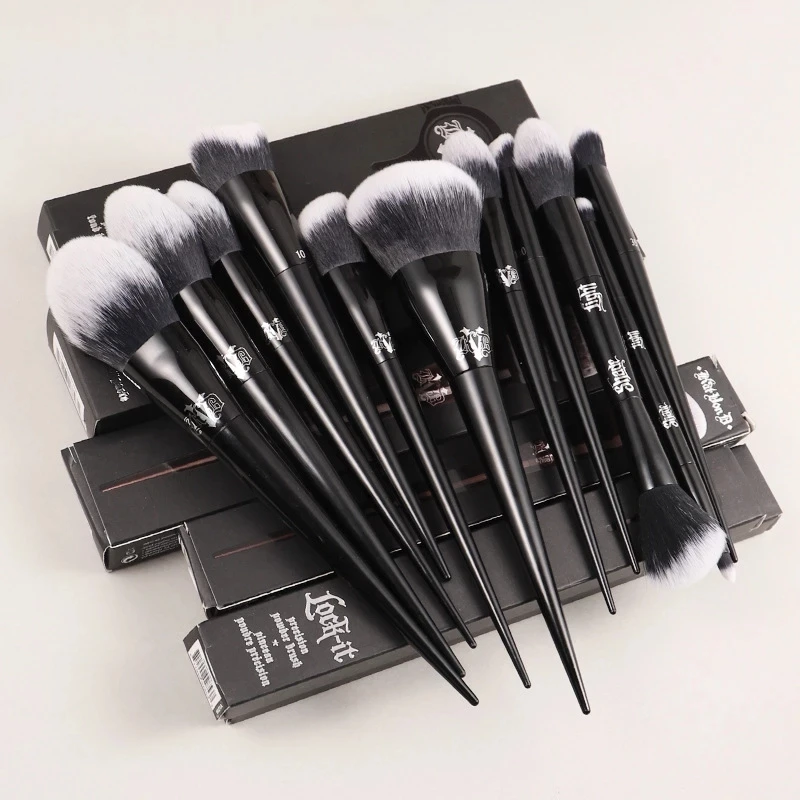 11pcs Makeup Brushes Set Cosmetic Foundation Powder Blush Eye Shadow ...