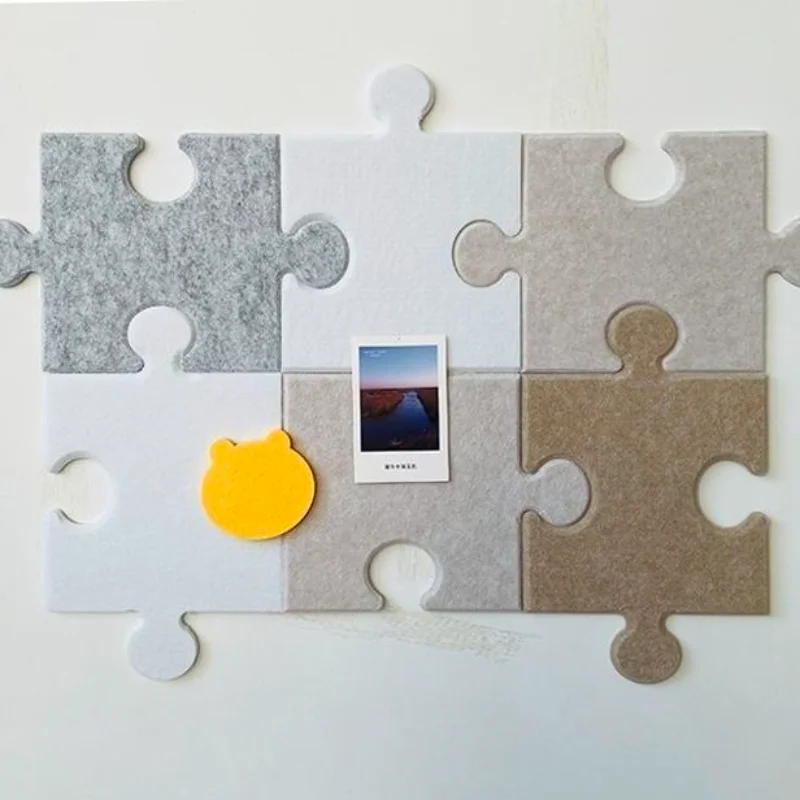 Simplicity 3d Puzzle Felt Board Wall Stickers Message Board Photo Wall ...