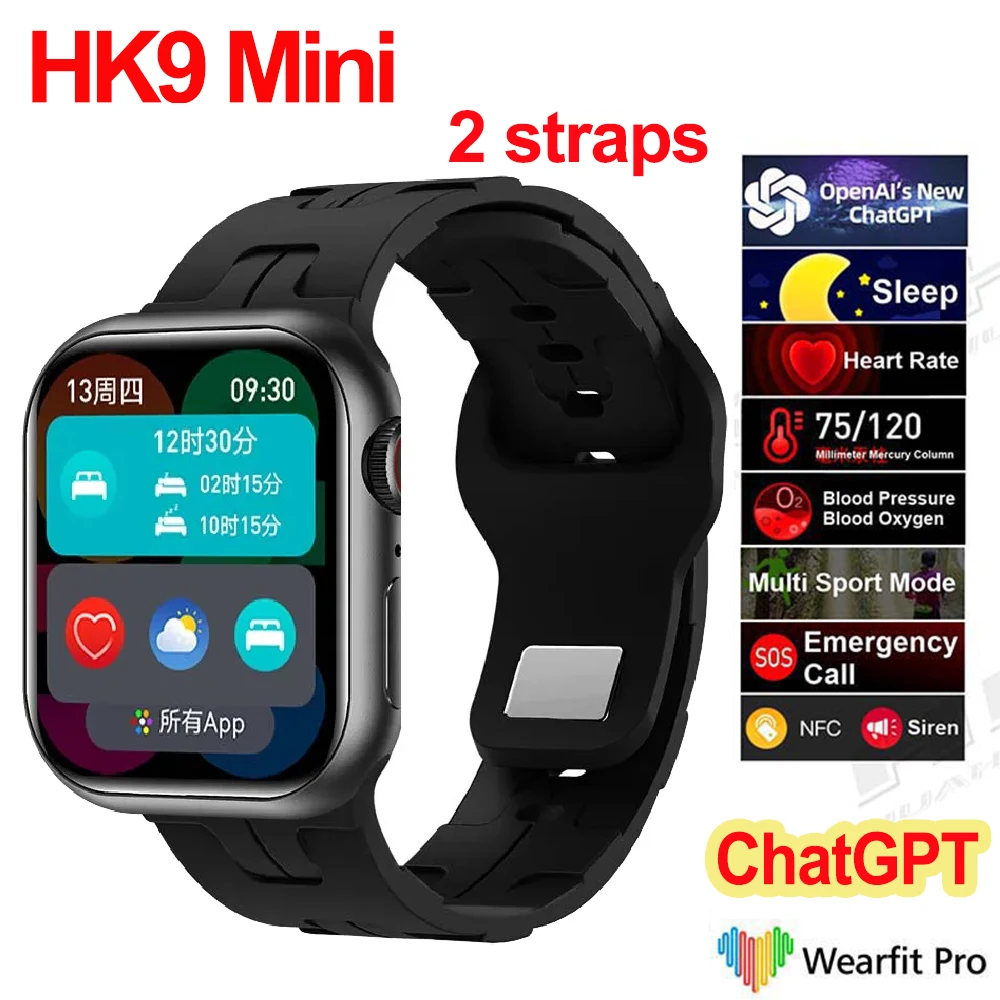 ChatGPT-HK9-Mini-Smart-Watch-Women-41mm-1-75-inch-Compass-NFC-Music ...