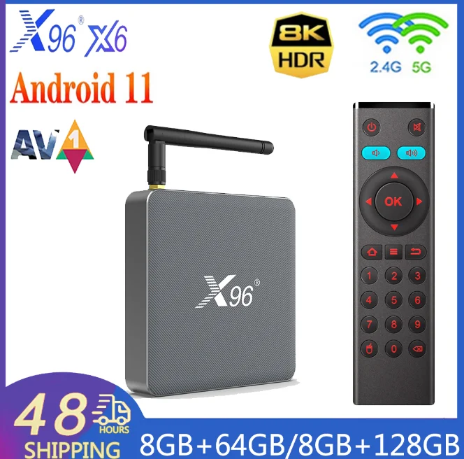 Dispositivo-de-TV-inteligente-X96-X6-decodificador-X96X6-RK3566-Android-11-compatible-con-8K-HDR ...
