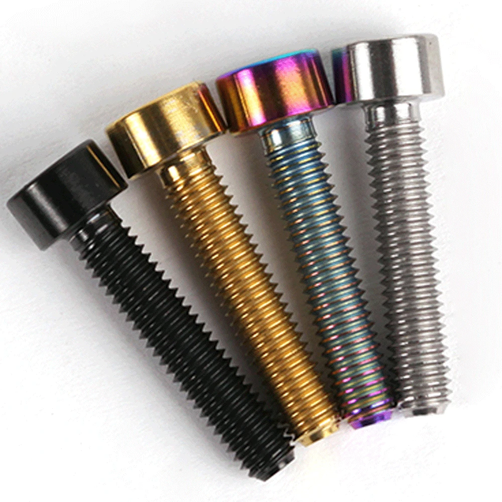 Mutliple-Color-M3-6-8-10-12-15mm-Titanium-Alloy-Screw-Bolt-T20-Torx-Cap ...