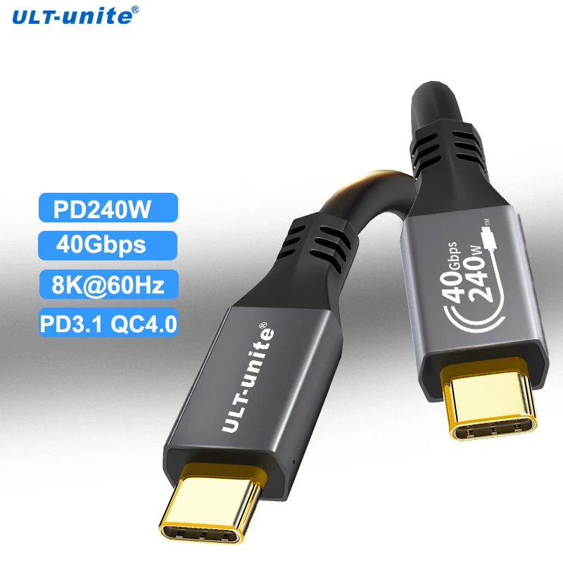240W-USB4-Cable-USB-C-Thunderbolt-Charging-Line-40Gbps-Data-Transfer ...