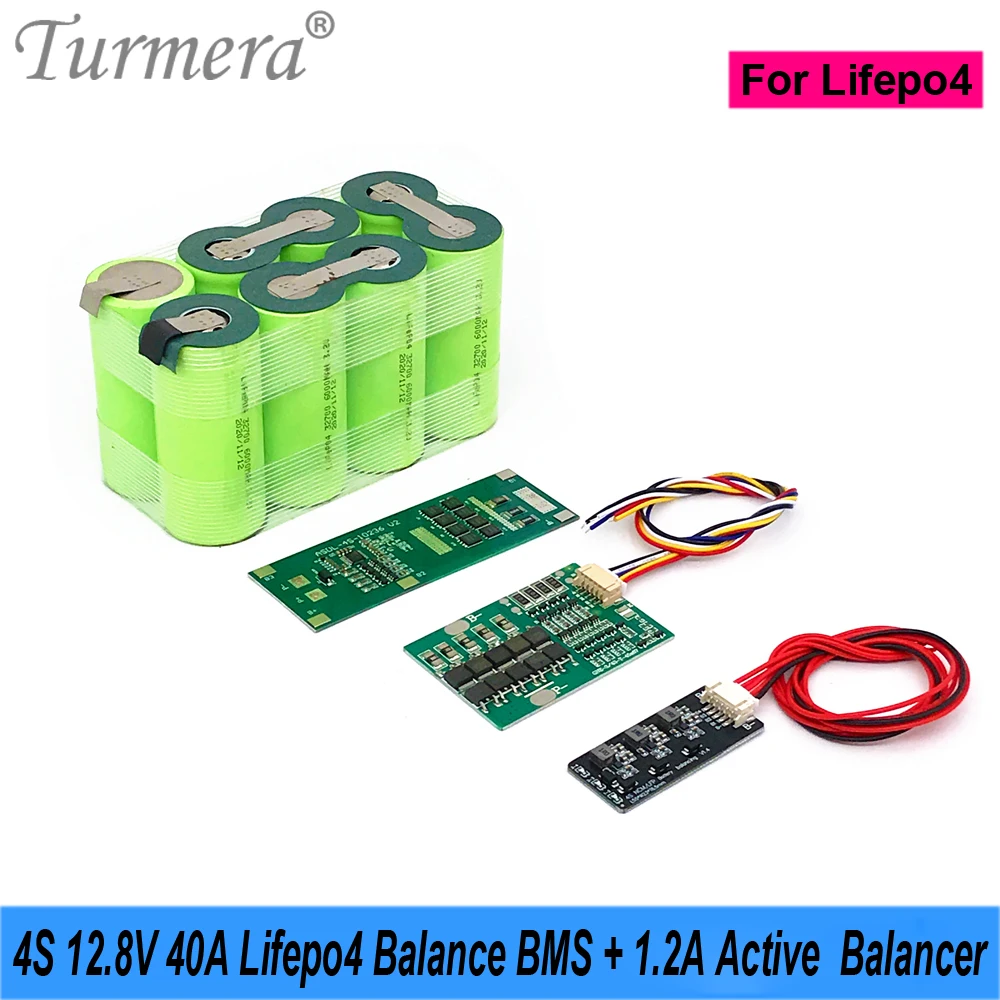 Turmera-4S-40A-12-8V-14-4V-Balance-BMS-Protected-Board-1-2A-Active ...