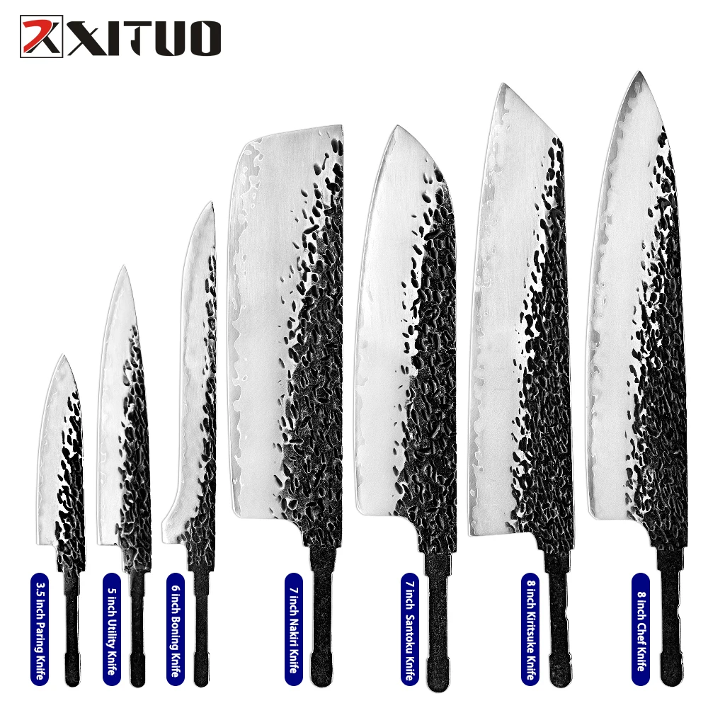 Kitchen Knife Without Handle | Blade Knives Without Handle - Steel ...