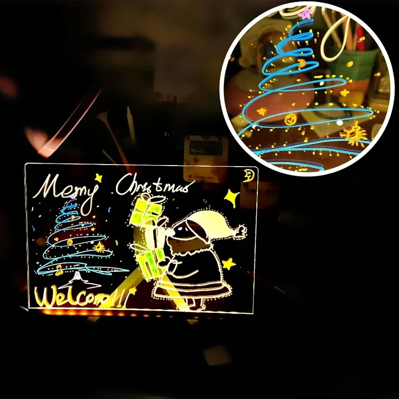 Drawing LED Board with Light USB Powered Erasable Note Board ...