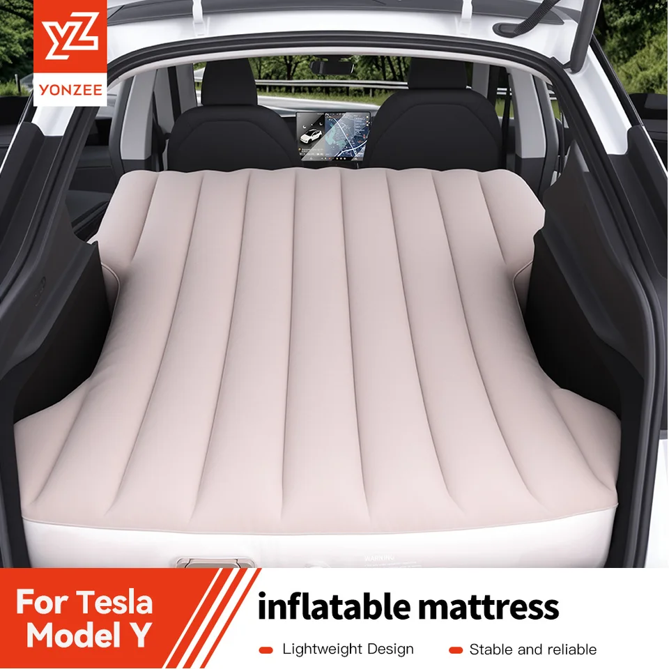 Self-inflating Car Mattress Tesla Model Y Camping Mattress - Self ...