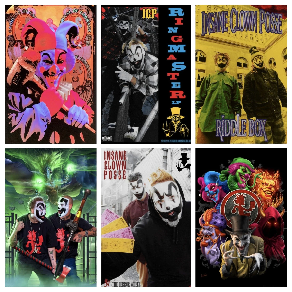 ICP-Insane-Clown-Posse-Poster-Art-Silk-Poster-Wall-Stickers-Home ...