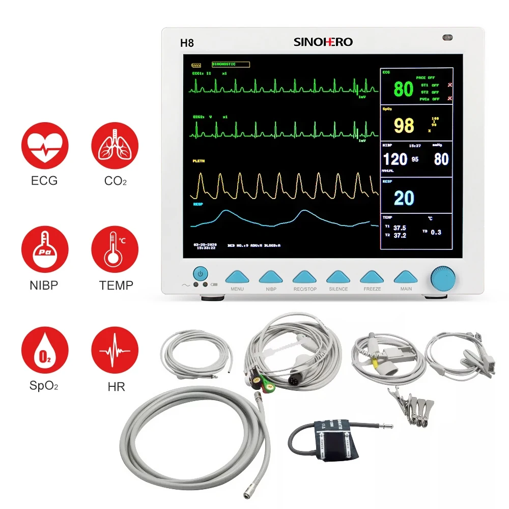 Monitor-paciente-veterin-rio-ou-humano-do-Multi-par-metro-monitor-vital ...