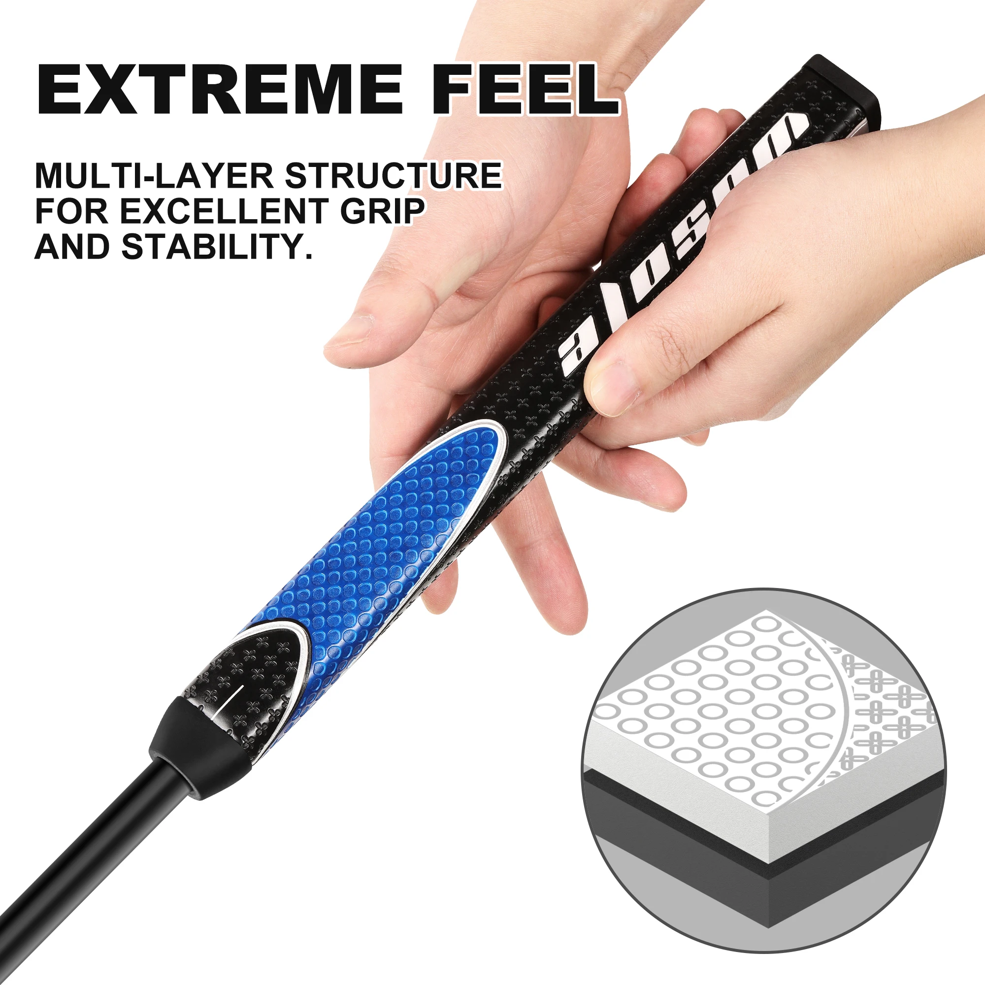 1pc Golf Club Grip, PU Lightweight Grip, Lightweight Putter Grip, Golf ...