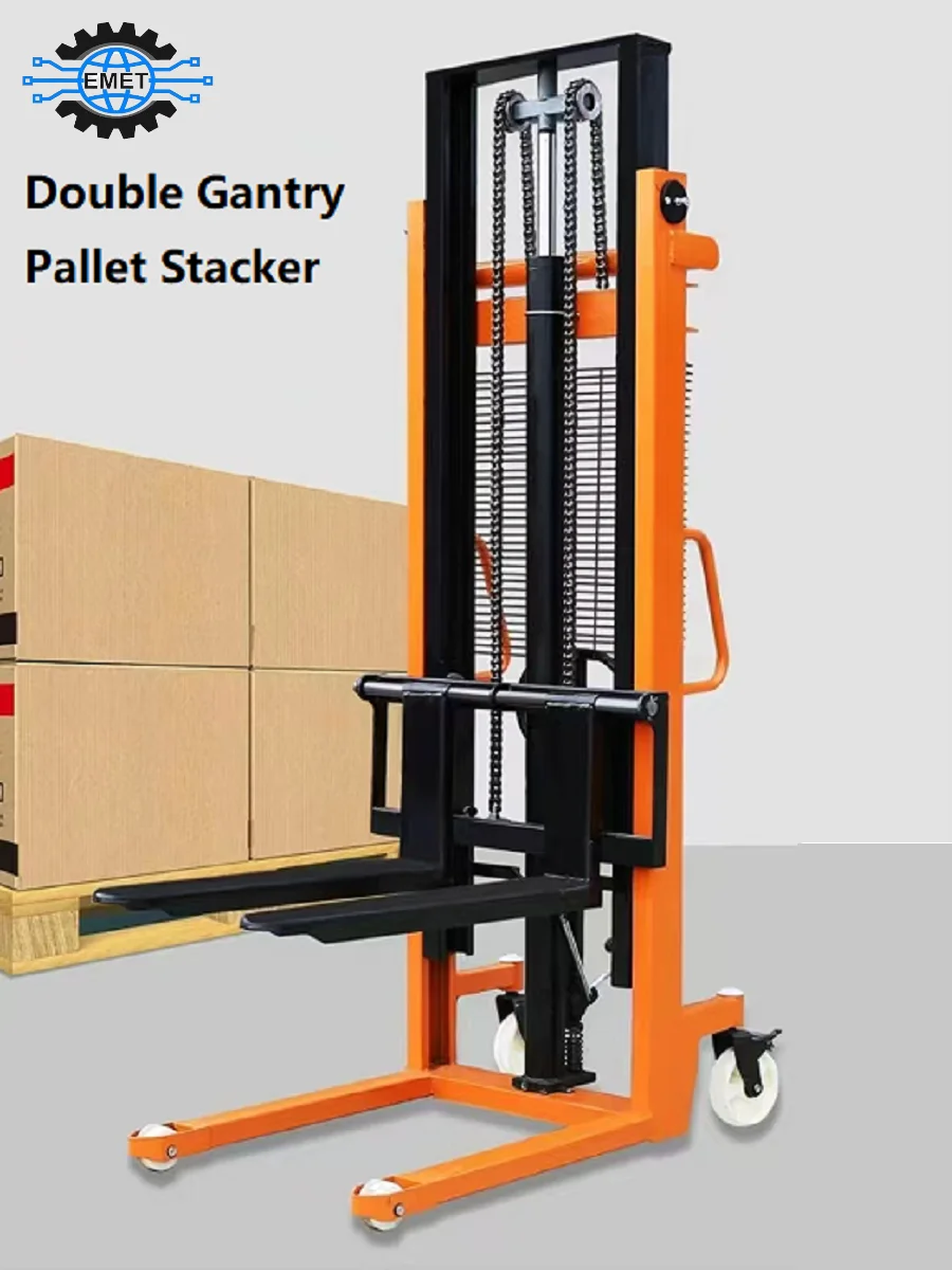 Electric-Pallet-Stacker-Double-Gantry-Walkie-Stacker-1Ton-2Ton-3Ton ...