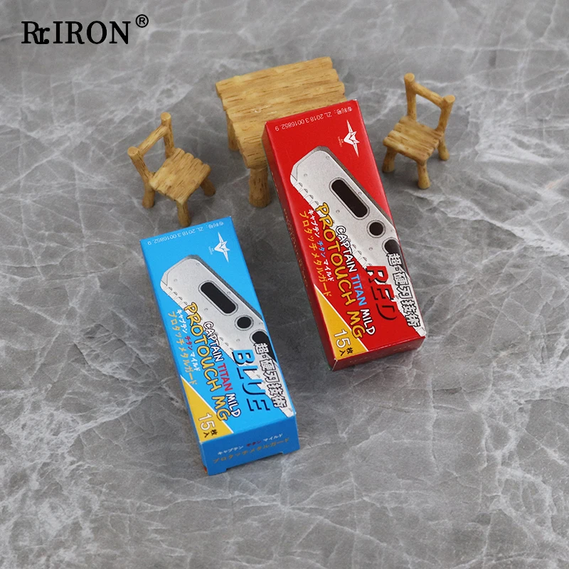 RIRON 남성용 고급 깃털 면도기, 날카로운 칼날, 15 개/박스| | - AliExpress