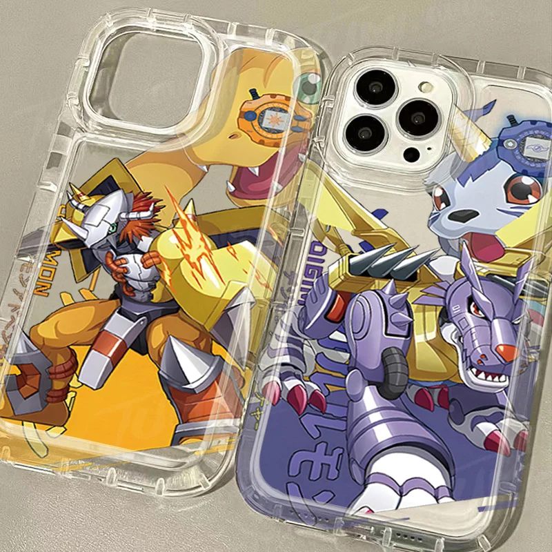 Cartoon Digimon Adventure Clear Phone Case Cover for Honor X8 5G (7)