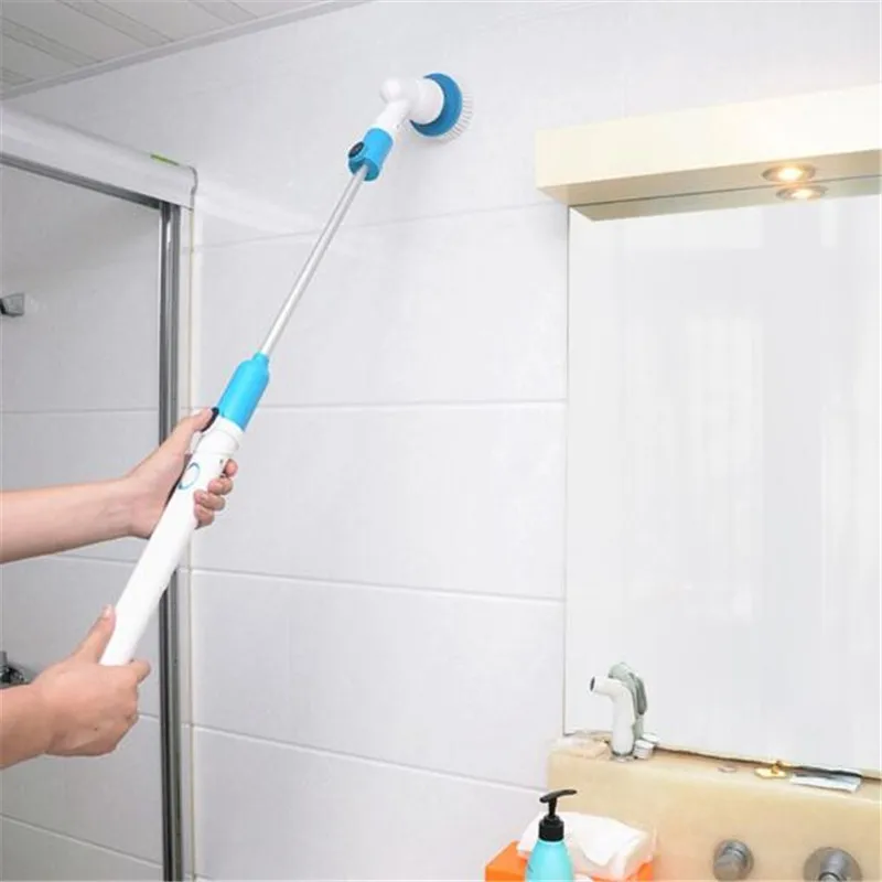 Turbo-Scrub-Electric-Cleaning-Brush-Adjustable-Waterproof-Cleaner ...