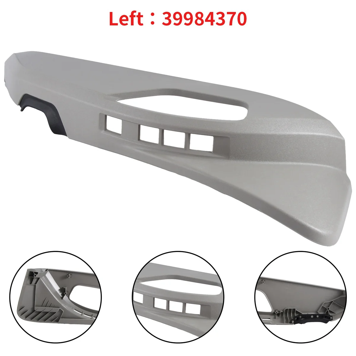 39984370-LH-Grey-Power-Seat-Outer-Trim-Cover-with-Seat-Memory-for-S40 ...