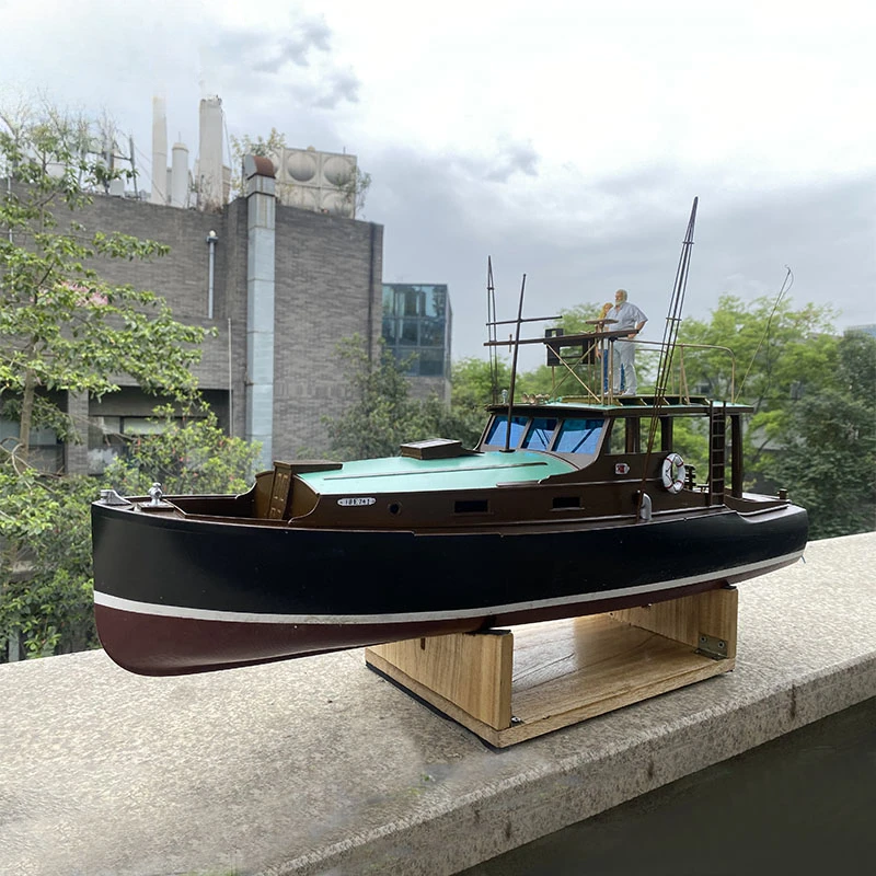 1-12-Hemingway-s-Sea-Fishing-Boat-PILAR-Kit-DIY-Handmade-Remote-Control ...