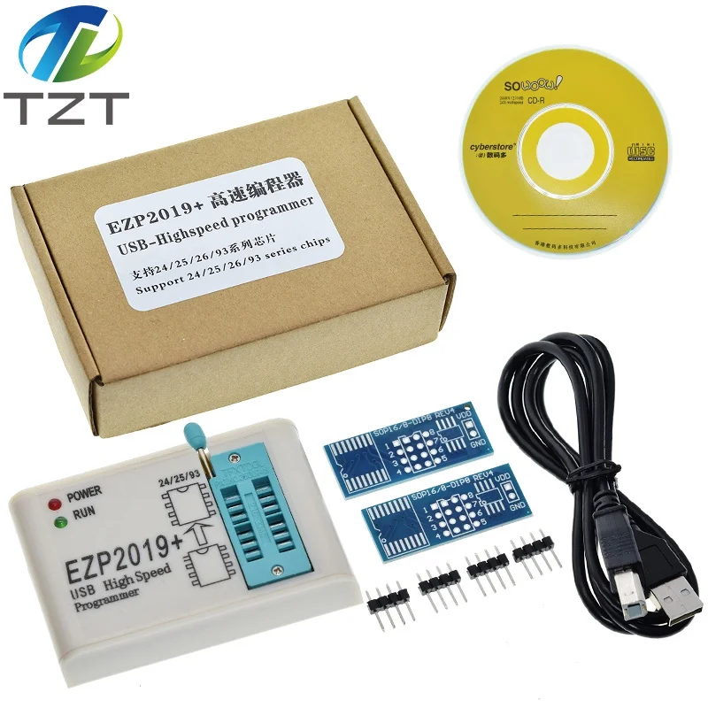 공장 정품 EZP2019 고속 프로그래머, EEPROM 25 플래시 바이오스 칩 지원, 24, 25, 26, 93 ...