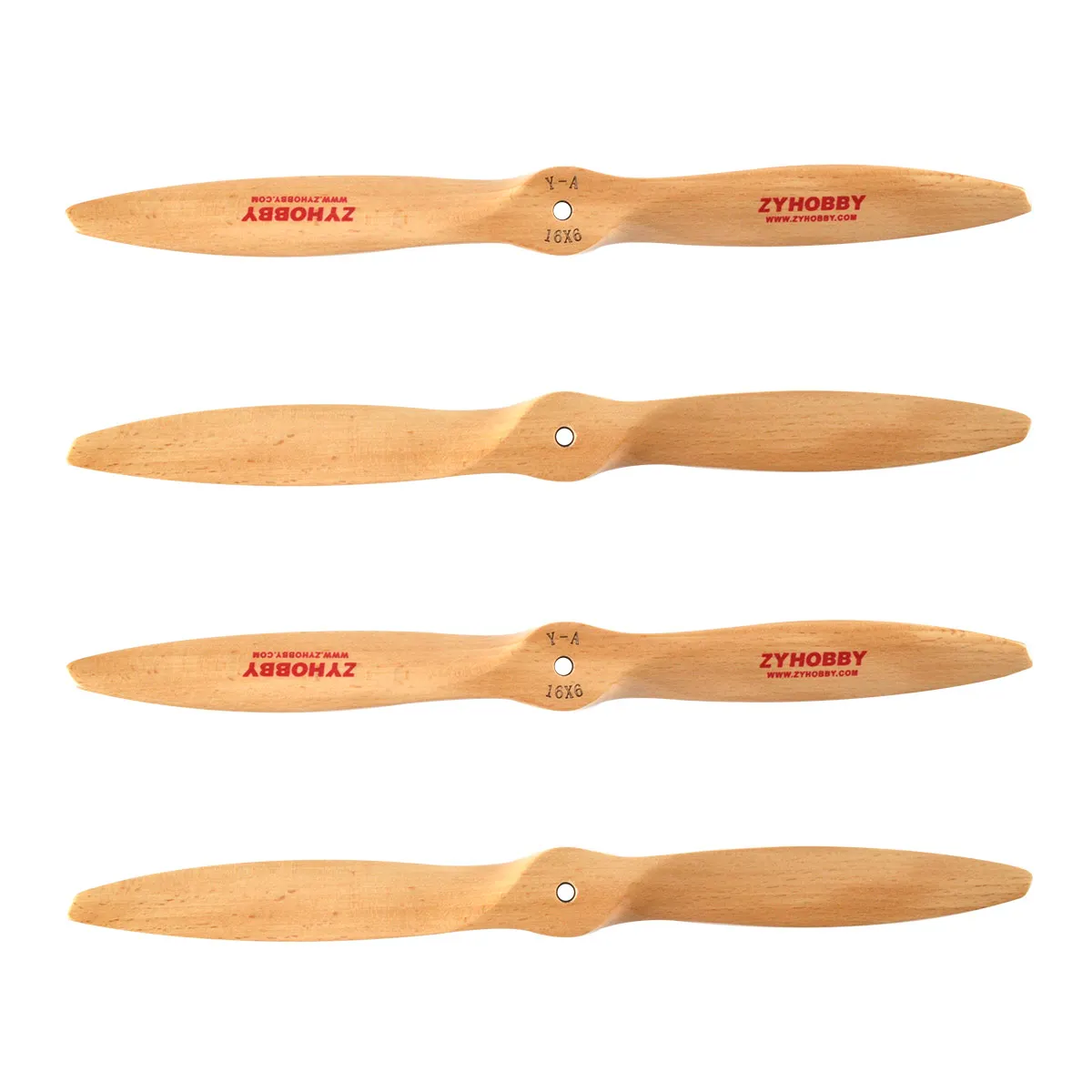 ZYHOBBY hélice de madera CW para avión a control remoto, 16x6, 16x8 ...
