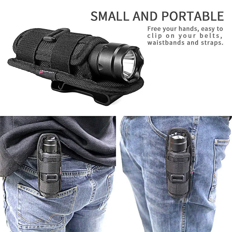Tactical-Flashlight-Pouch-Torch-Holder-with-360-Degree-Rotatable-Belt ...