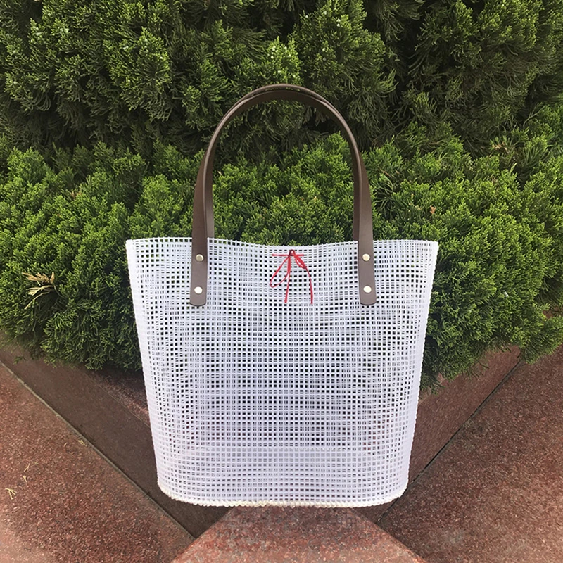 Embroidery-Bucket-Bag-Auxiliary-Knitting-Sewing-Weaving-Plastic-Mesh ...