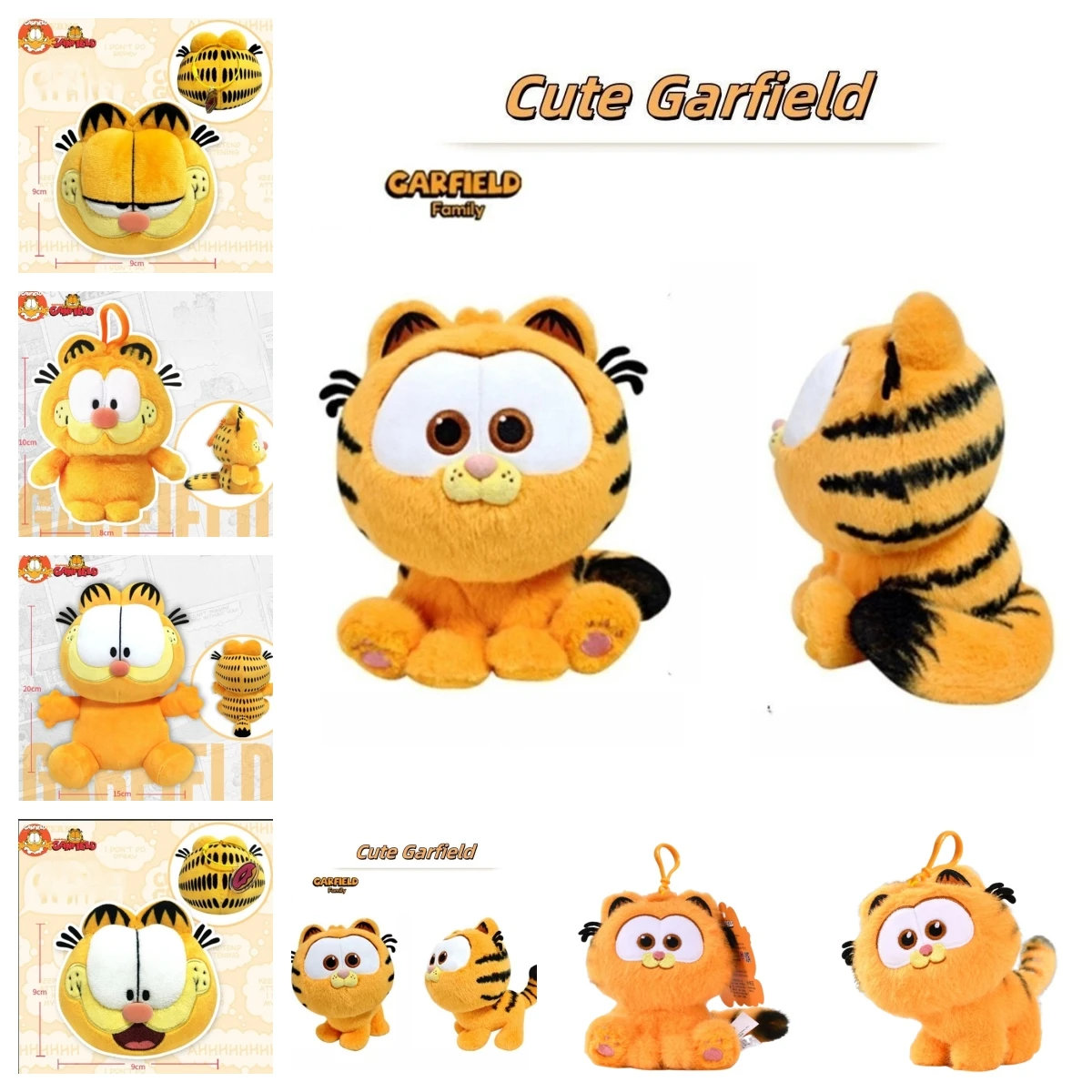 8-Styles-GARFIELD-Original-Cute-Plush-Toy-Soft-Cat-Stuffed-Doll-Cartoon ...
