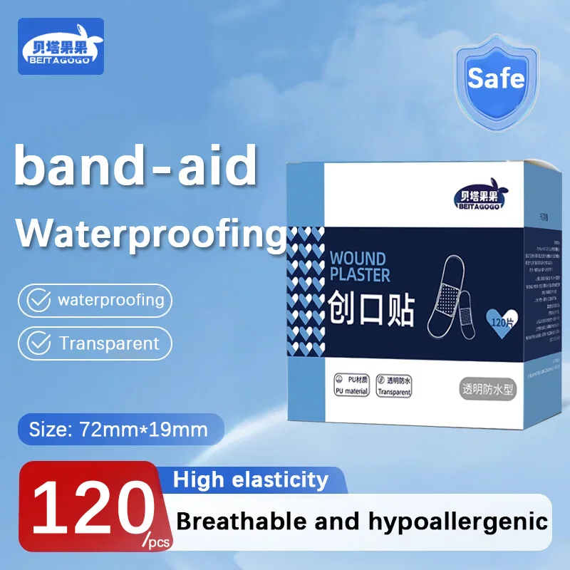 Trauma First Aid Waterproof Band-Aid, Transparent Tourniquet for ...