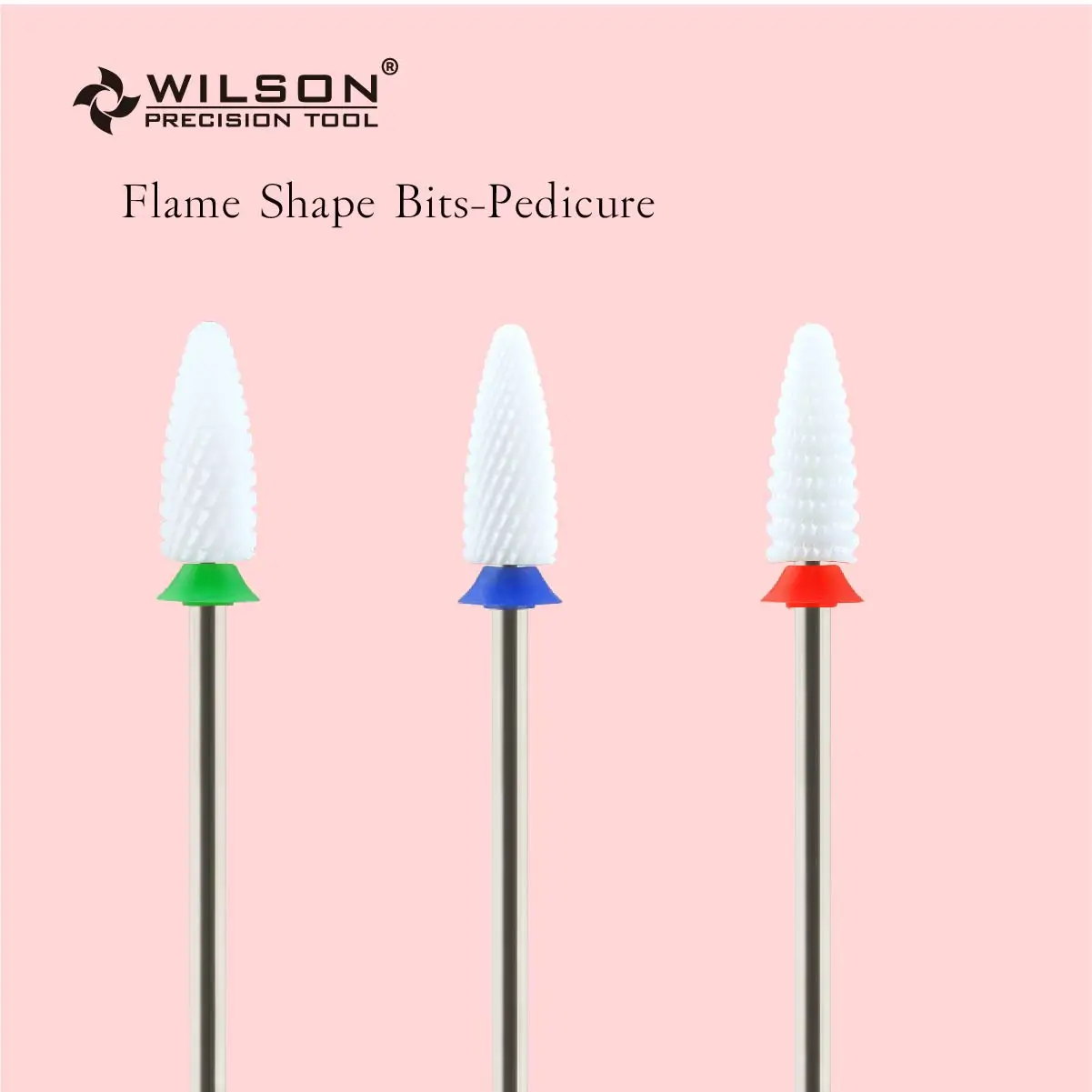 Flame Bit Remove Foot Calluses Bit White Ceramic Pedicure Drill Bit ...