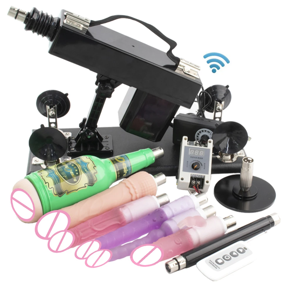 Fredorch-automatische-Sex-maschine-mit-gro-em-schwarzen-Dildo-f-r-Frauen-lieben-Maschine ...