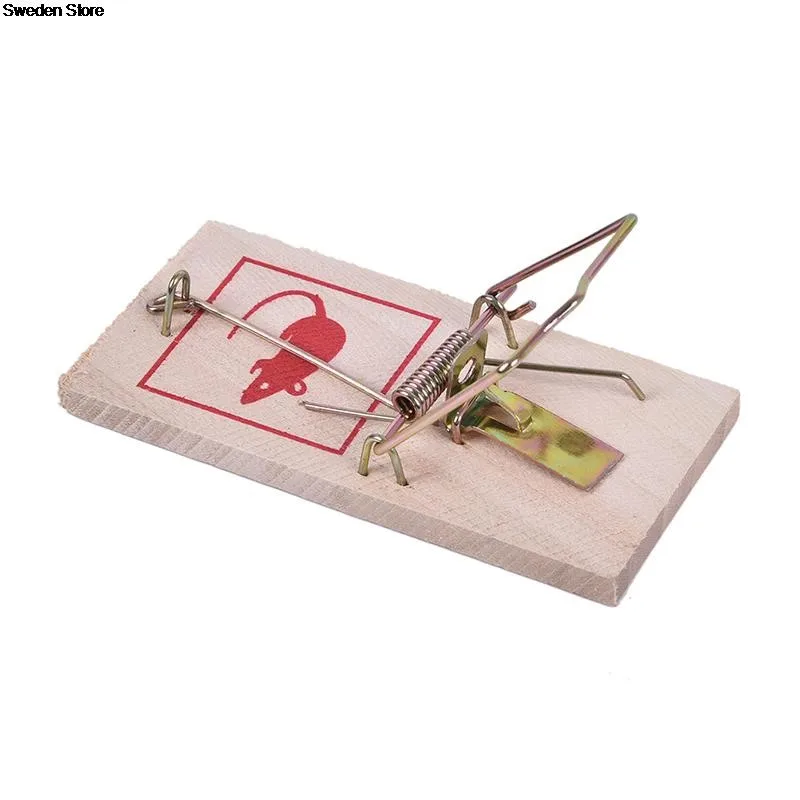 Piège nuisible,Piège à souris traditionnel en bois, 1 pièce, piège à ...