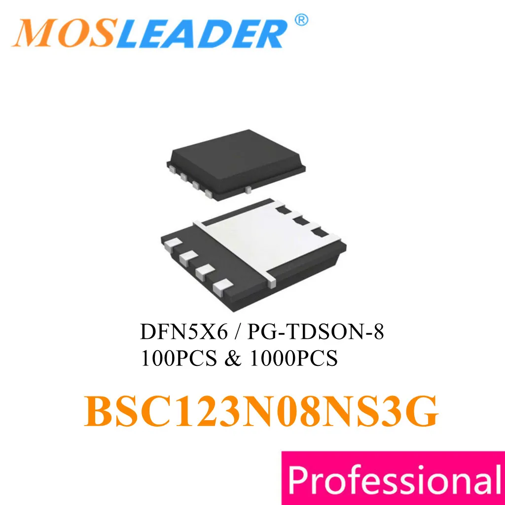 Mosleader-BSC123N08NS3G-123N08NS-PG-TDSON-8-100PCS-1000PCS-DFN5X6 ...
