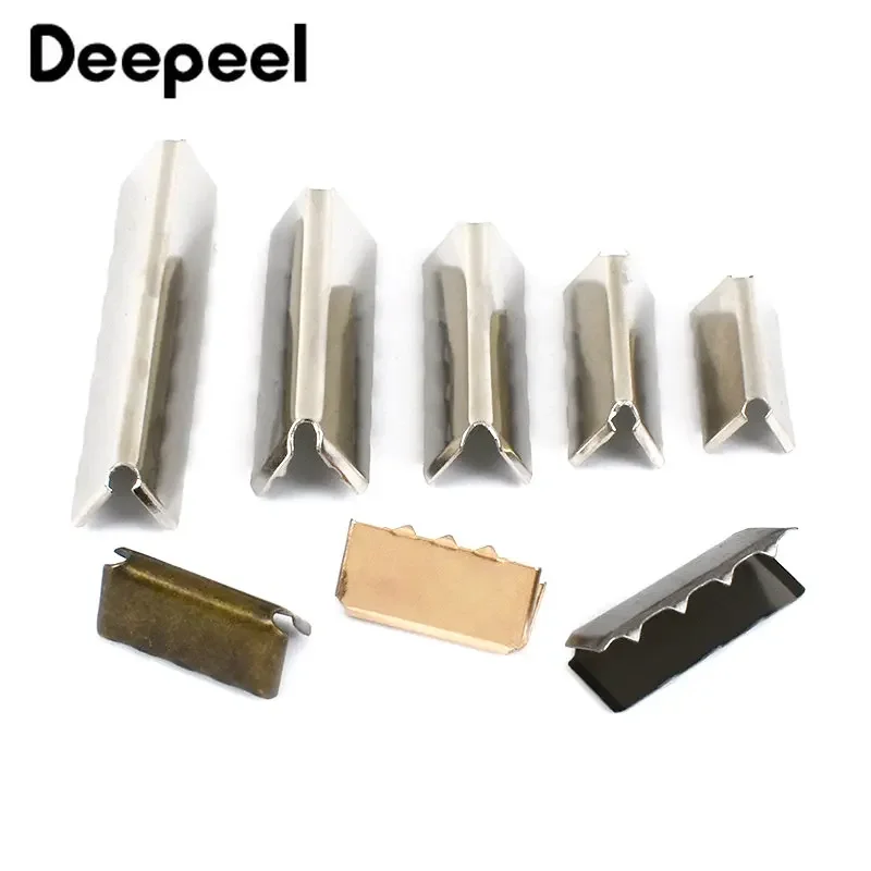 10-20Pcs-20-38mm-Metal-Belt-Tail-Clip-Webbing-End-Buckle-Handbag-Strap ...