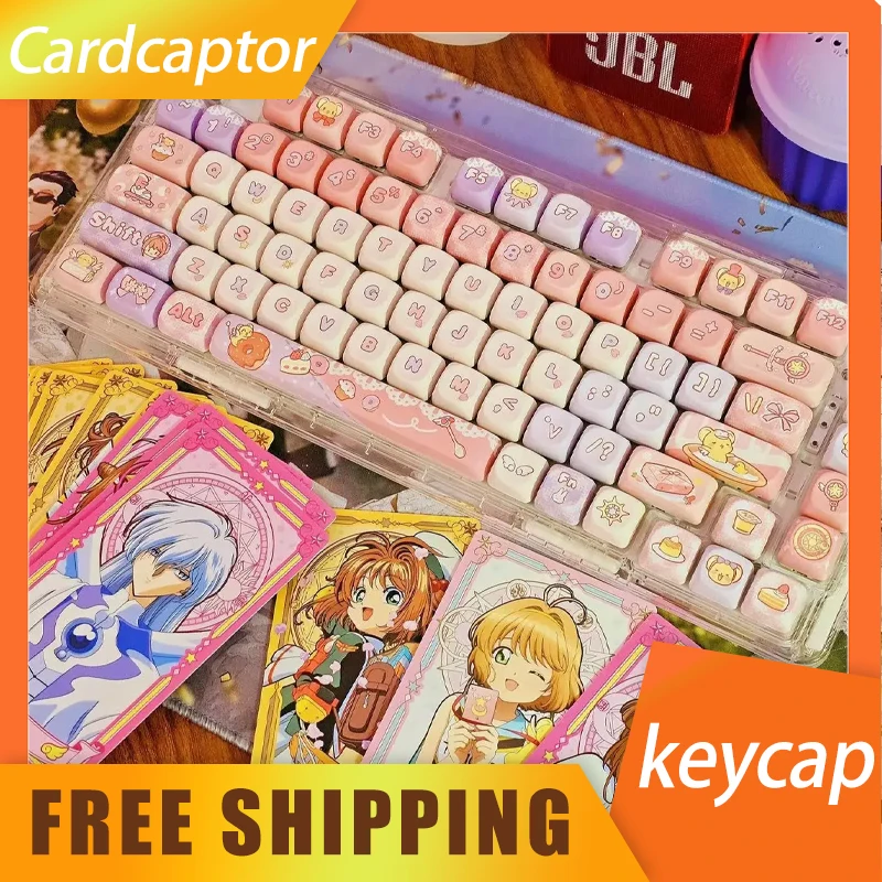 Cardcaptor-Sakura-Keycap-142-Keys-Moa-Cherry-Pbt-Sublimation-Anime ...