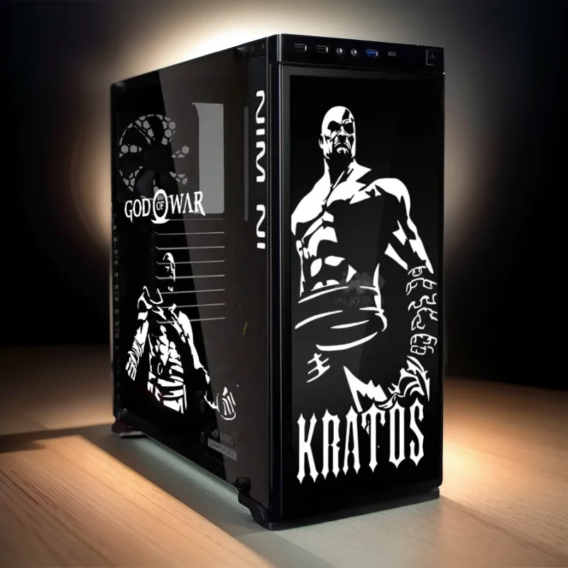 Kratos-Vinyl-Stickers-for-Atx-PC-Case-Personality-Waterproof-Decor ...