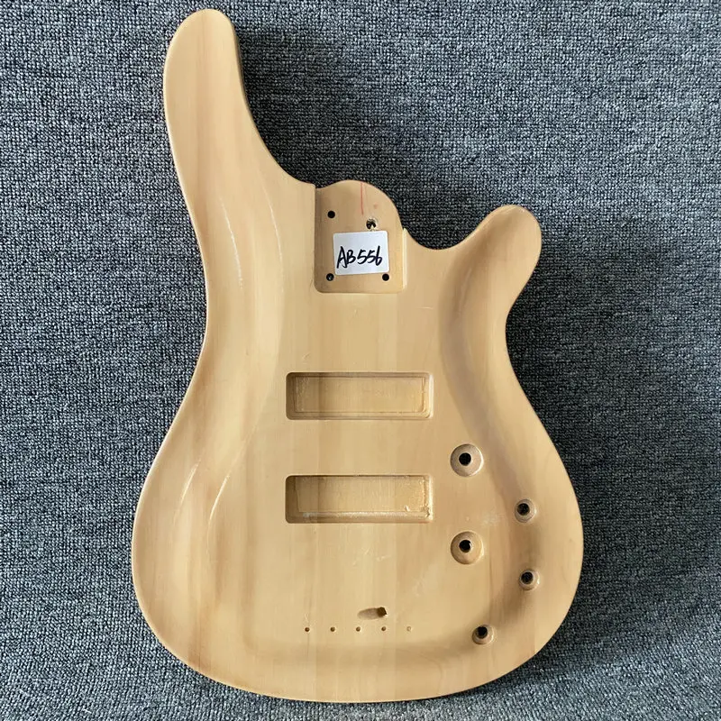 AB556 Active Electric Bass Unfinished 5 String Bass Body Natural ...