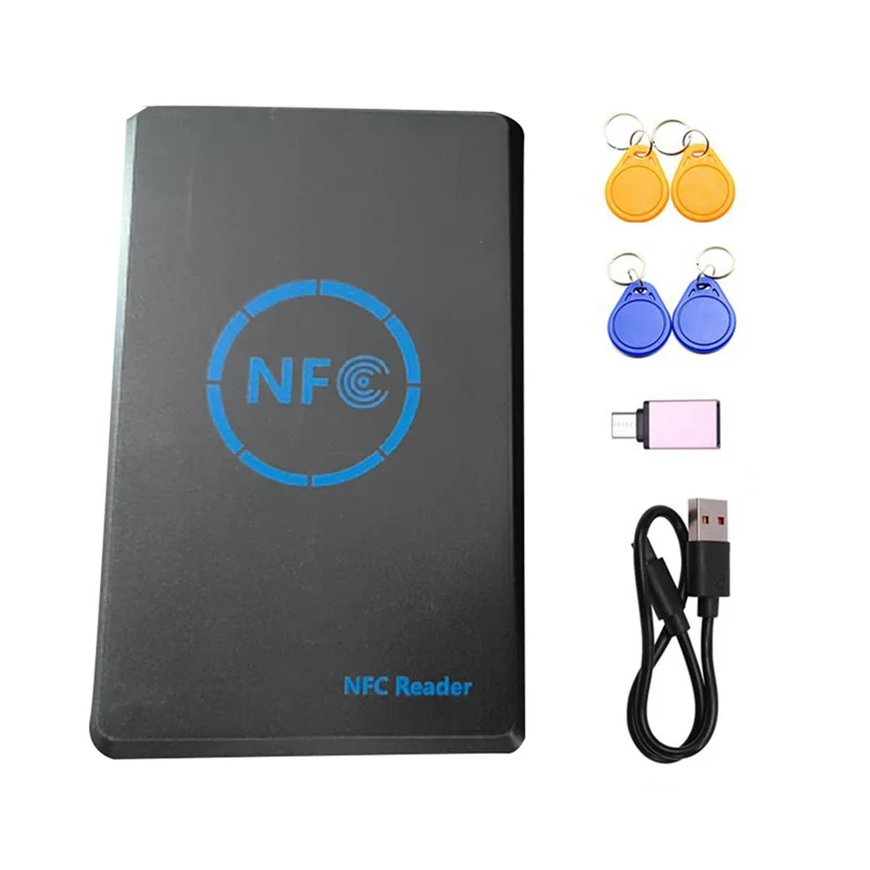 AA08-5-Band NFC ชิปสมาร์ท Reader/Writer + 2X CUID UID พวงกุญแจ 125K 13 ...